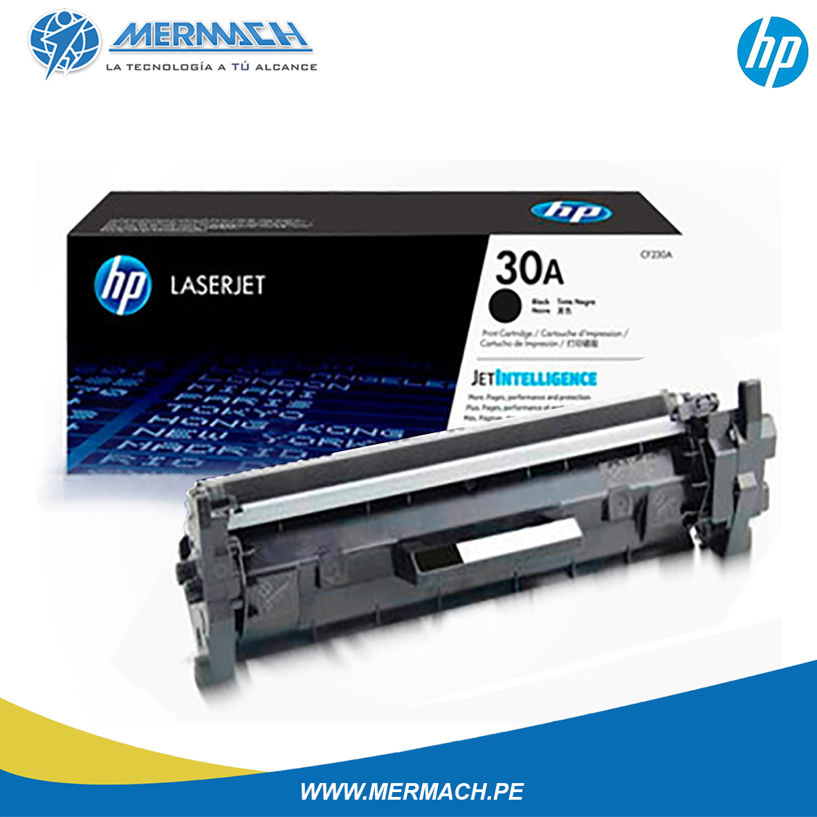 TONER HP 30A CF230A BLACK LASERJET PRO MFP M227, M203 1.6K